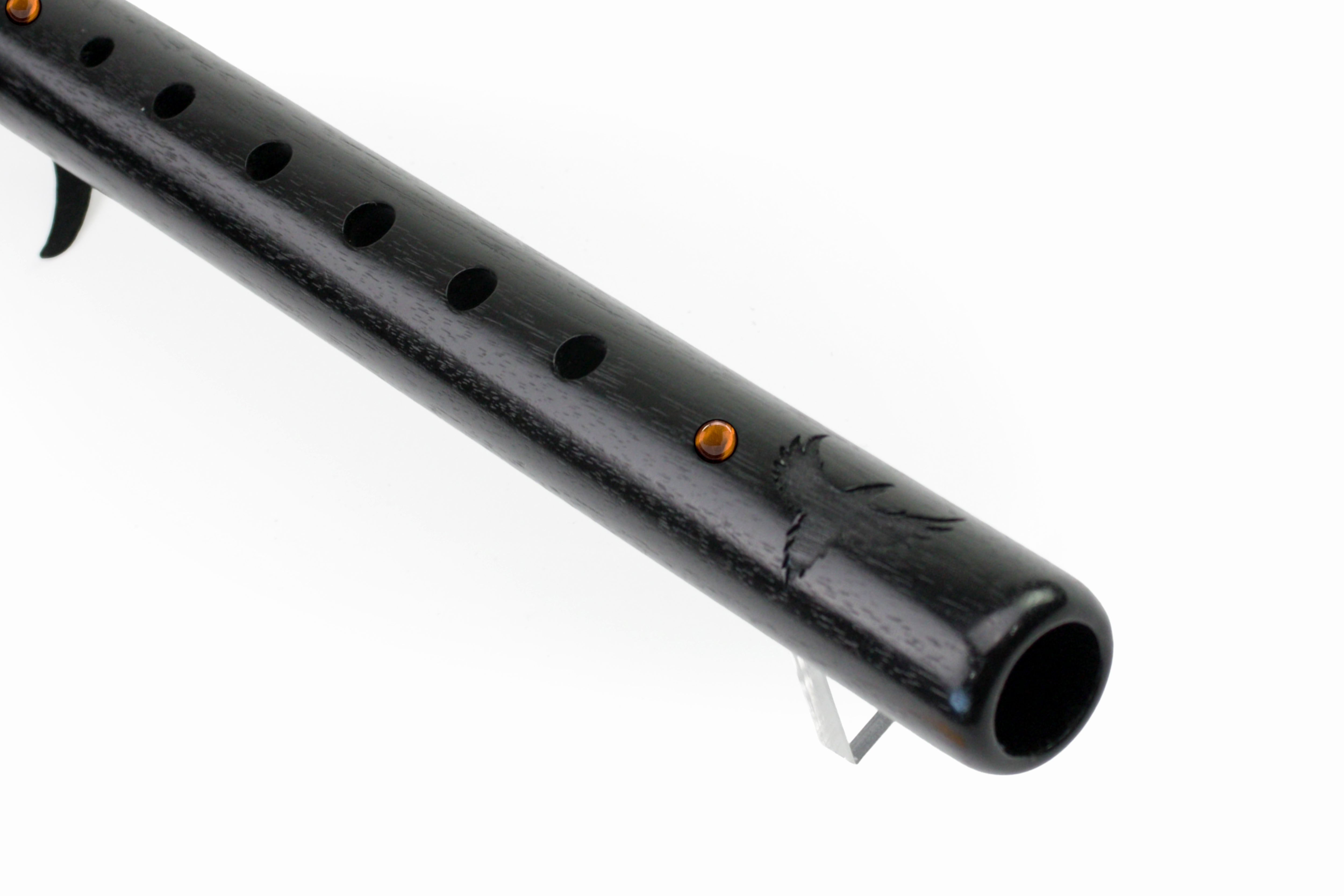 Preservation Crow Flute 'A' Ebonized Walnut & Tiger's Eye - High ...